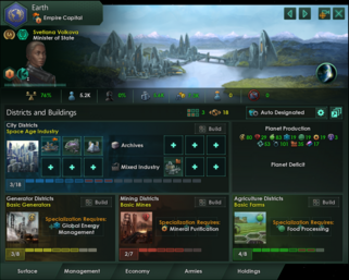 Planetary management - Stellaris Wiki